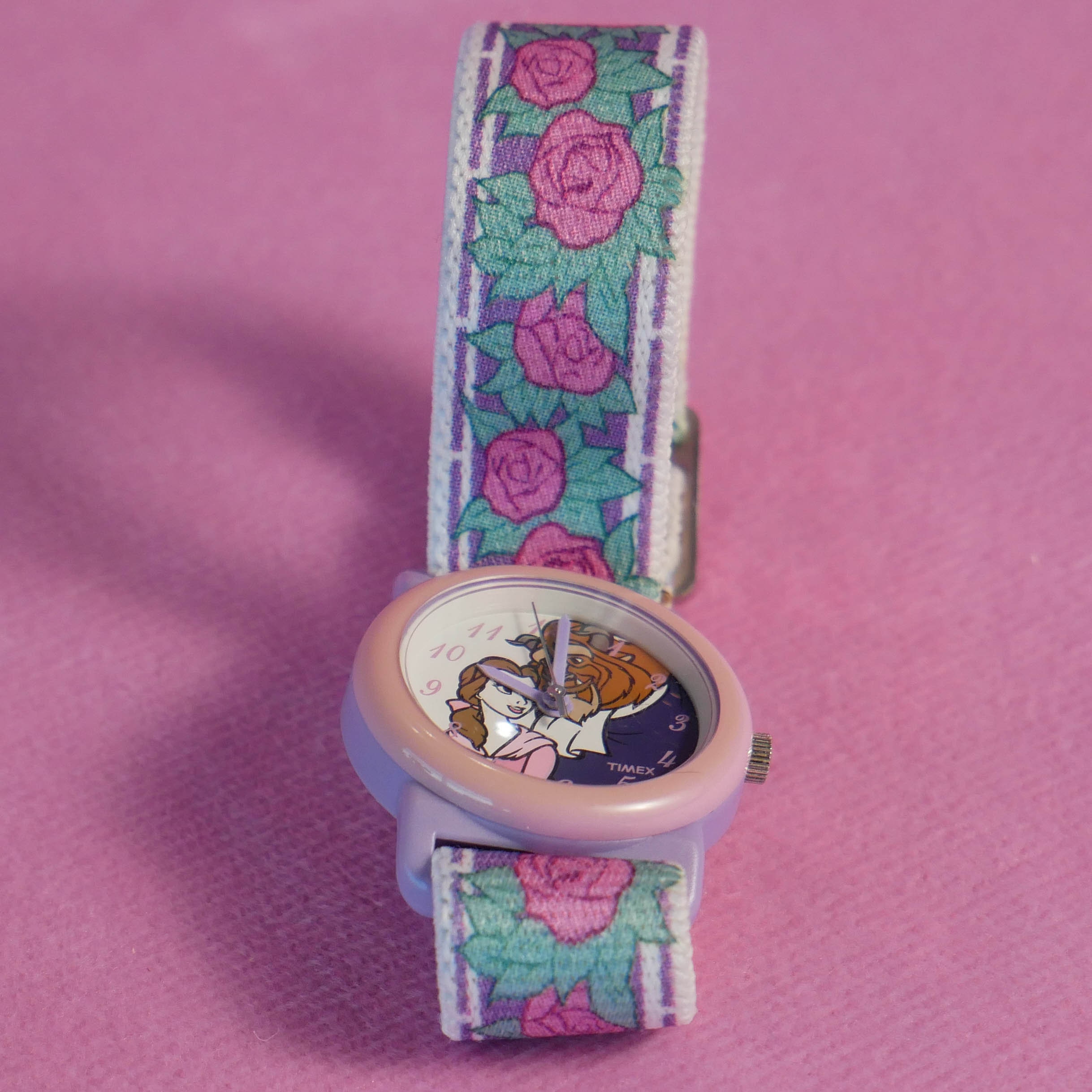 Vintage Beauty and the Beast Disney Timex Watch - Etsy