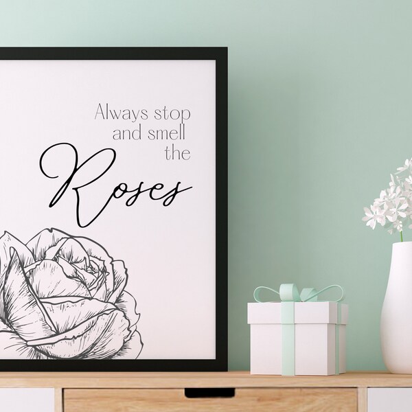 Smell the Roses - Etsy