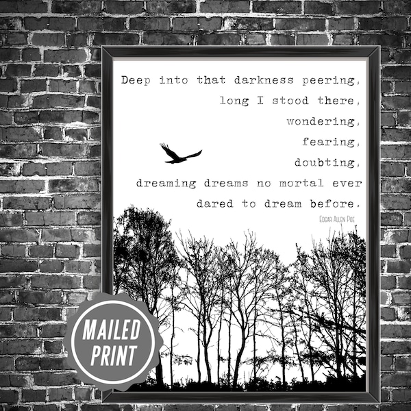 Quote the Raven - Etsy