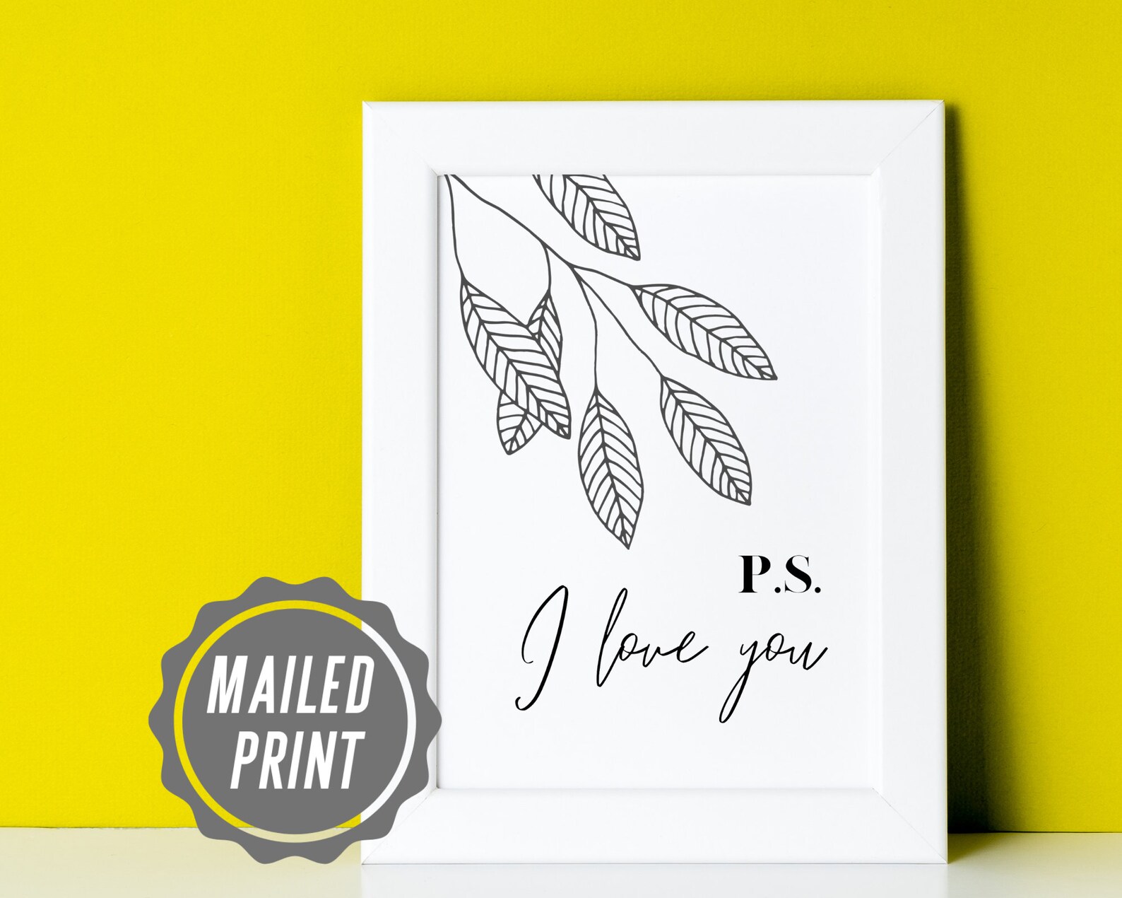 PS I Love You Print Art, Romantic Art Prints, Love Quotes Prints, Movie ...