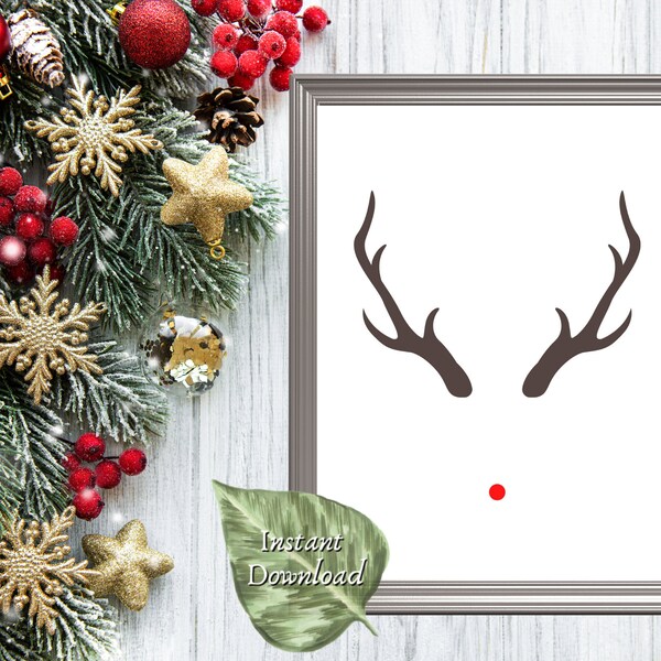 Rudolphs the Red Nosed Reindeer Decorations - Etsy