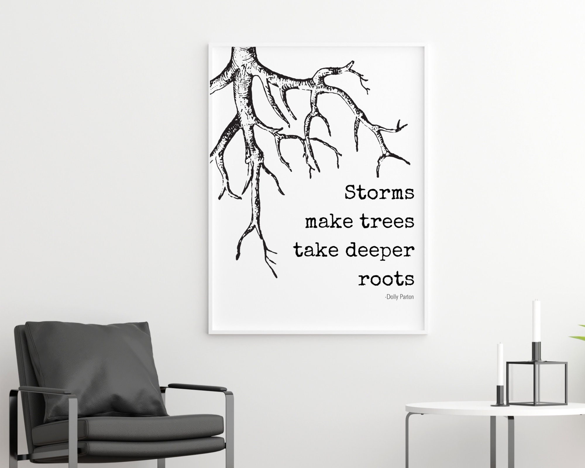 Dolly Parton Quote, Storms Make Trees Take Deeper Roots, Dolly Party ...