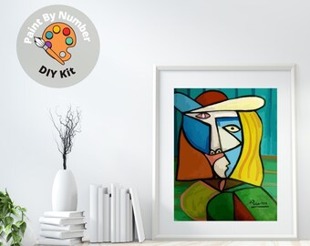 Paint by Number Kit Picasso - Etsy