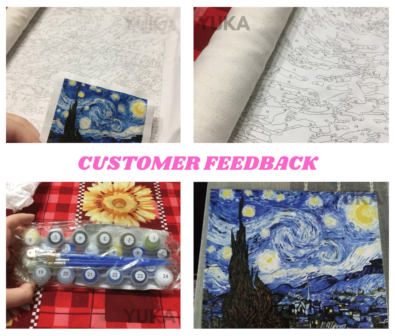 Paint by Numbers Kit for Adults & Kids Easy DIY Art Kit Snow | Etsy