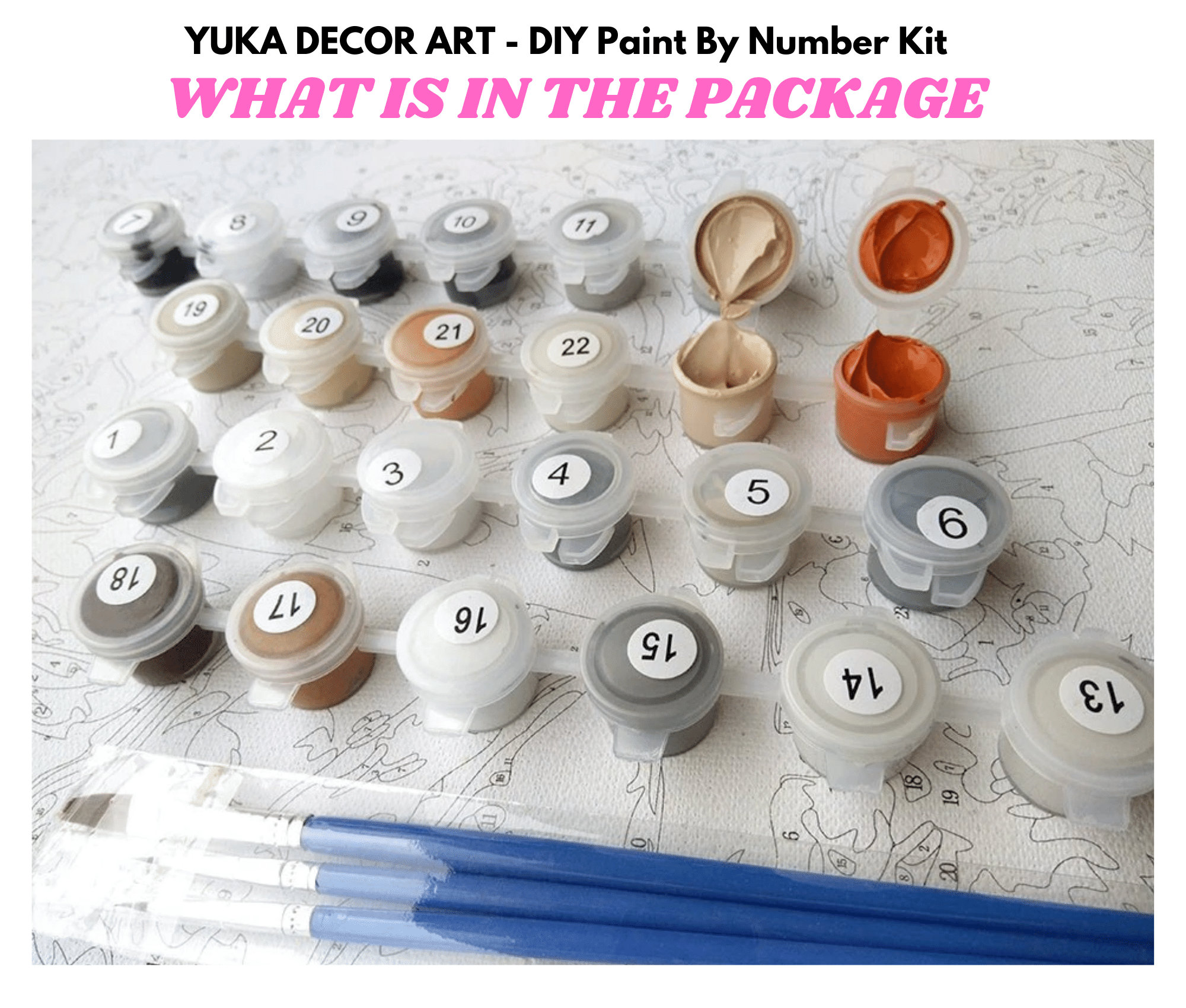 Paint by Numbers Kit for Kids Beginnerdiy Art Kit Pink - Etsy