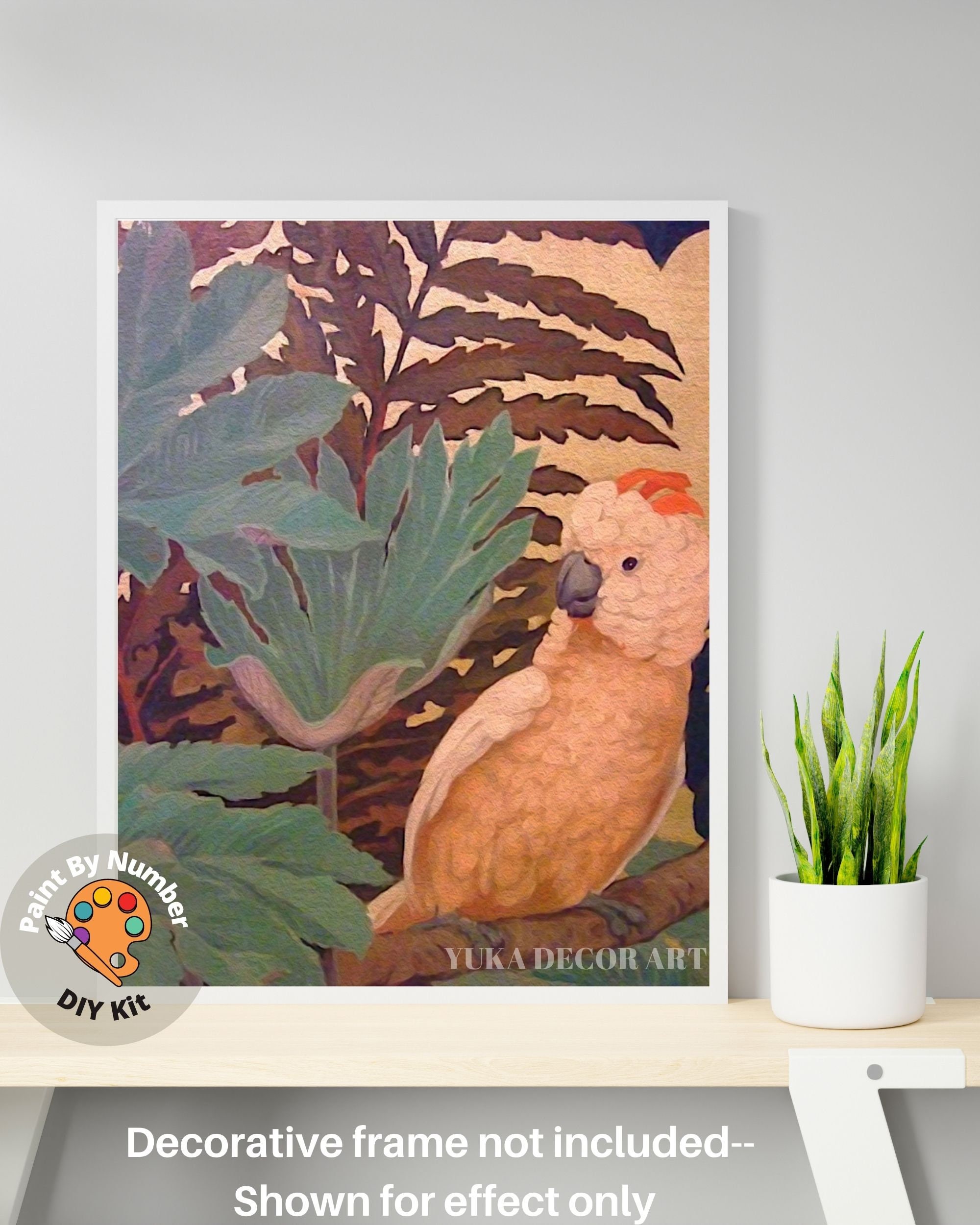 Kits & How To Craft Supplies & Tools Visual Arts Bird On Tree Easy ...