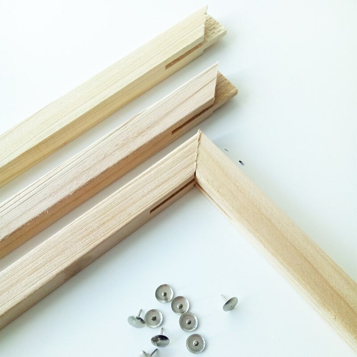 DIY Frame Stretcher Bars for Acrylic/ Oil Painting Canvas | Different ...