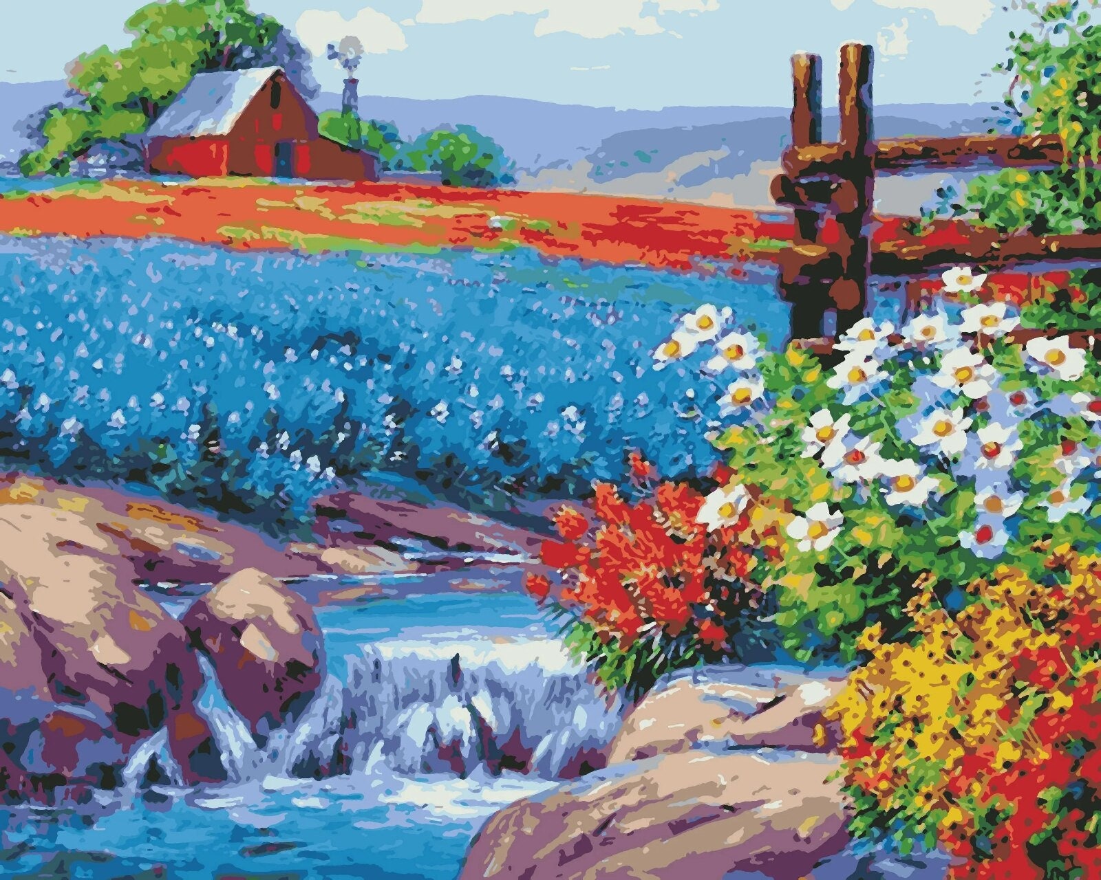 Paint by Numbers Kit for Kids Beginnerdiy Art Kit Pink - Etsy