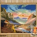 Desert Landscape PAINT by NUMBER Kit for Adult , DIY Nature Vintage ...