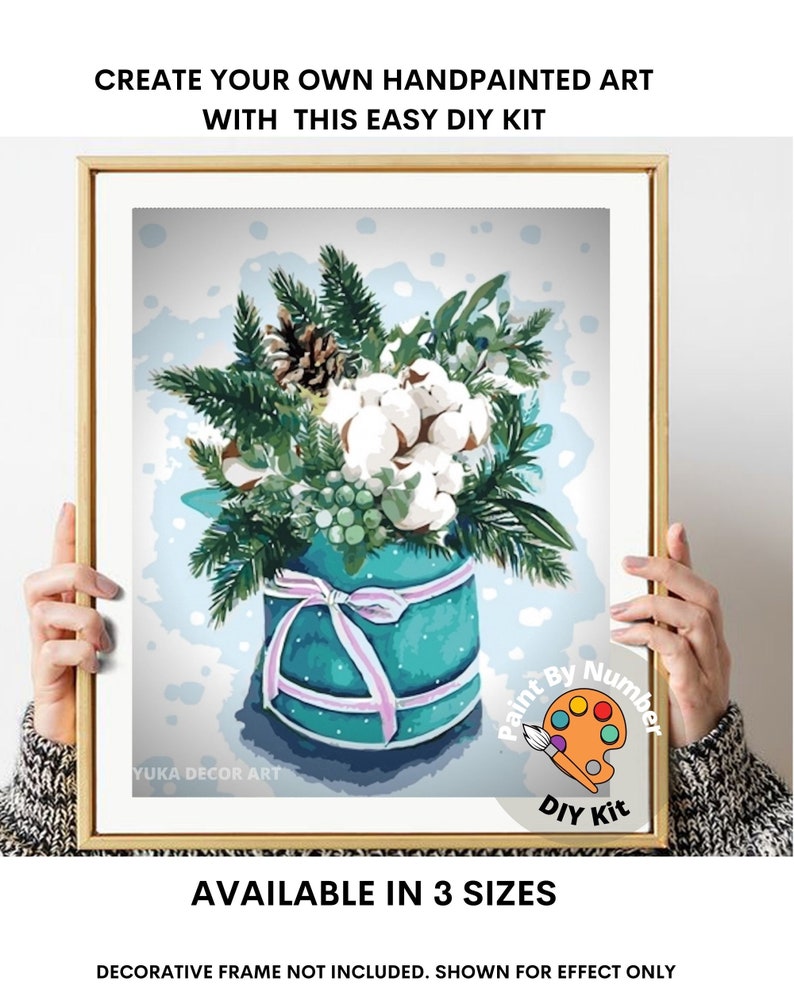 Floral Paint by Number Kit Adult Flowers Still Life | Etsy