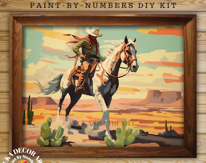 Vintage Western Prints Cowboy Wall Decor Set of Two - Etsy