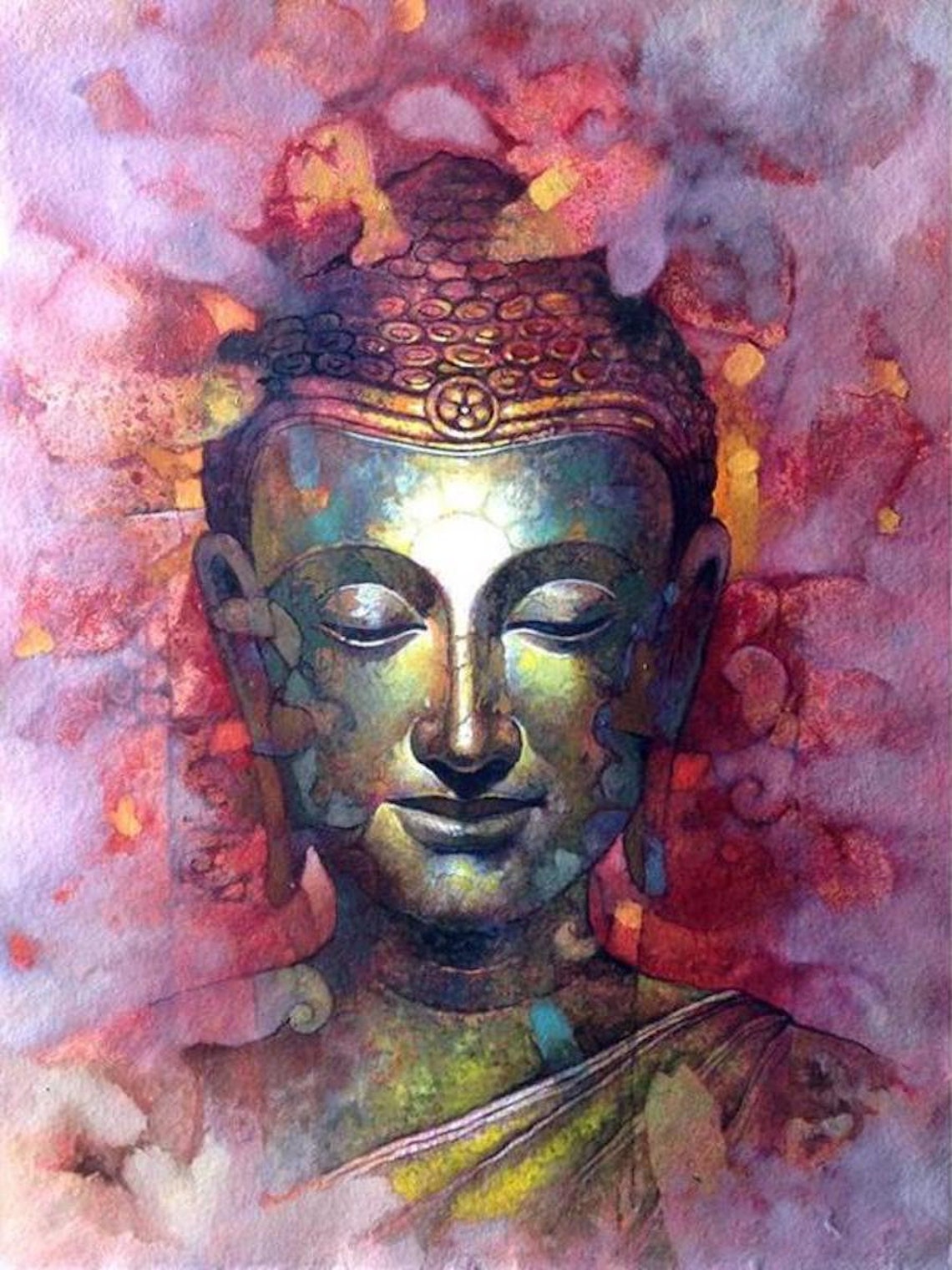 Buddha Diamond Painting Kit Full Drill abstract Serene Buddha - Etsy
