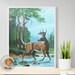 Forest Deer PAINT by NUMBER Kit Adult , Mountain Forest Vintage Style ...