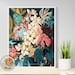 Spring Flowers PAINT by NUMBER Kit for Adults Minimalist Botanical ...