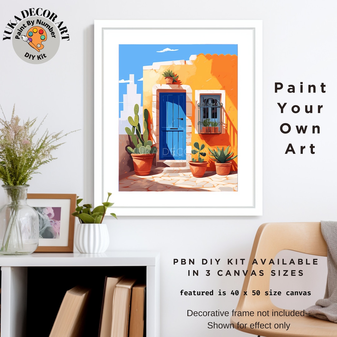 Southwest Desert PAINT by NUMBER Kit Adult Painting DIY by Numbers Easy ...