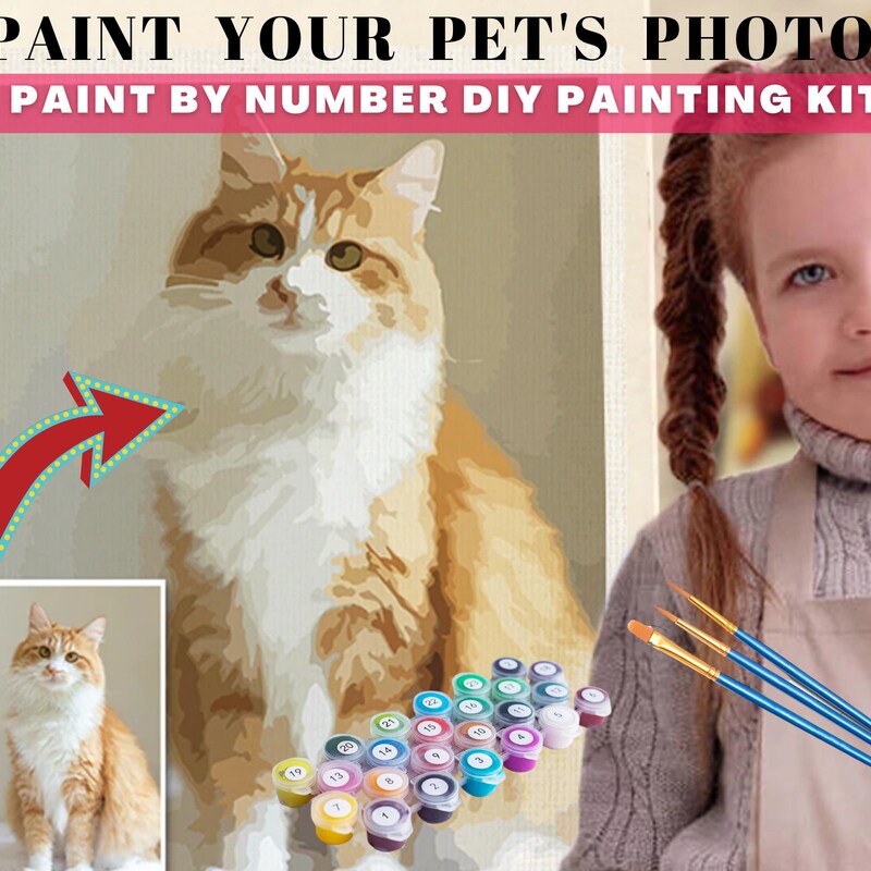 Paint by Number Dog - Etsy