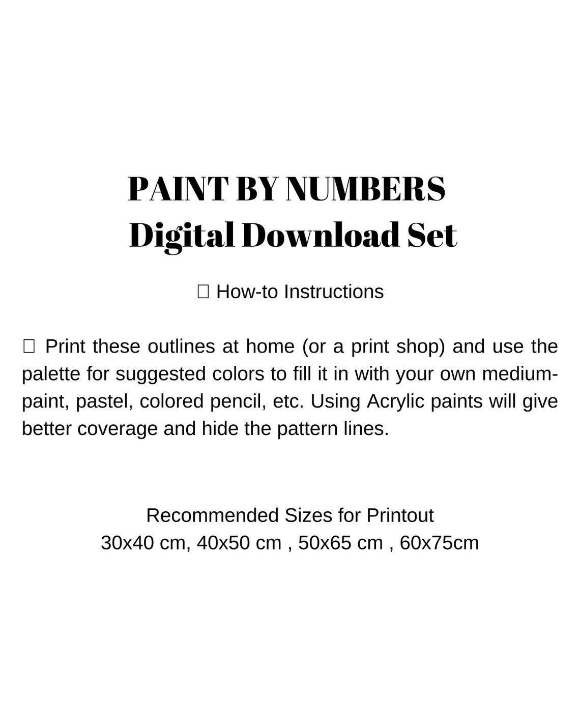 PBN DIGITAL DOWNLOAD Fall Trees Mountain Stream Vintage Style Art ...