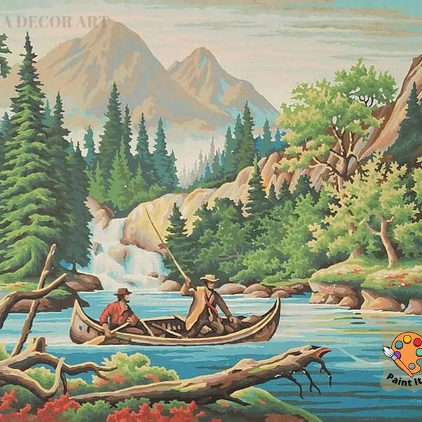 Paint by Number Men - Etsy