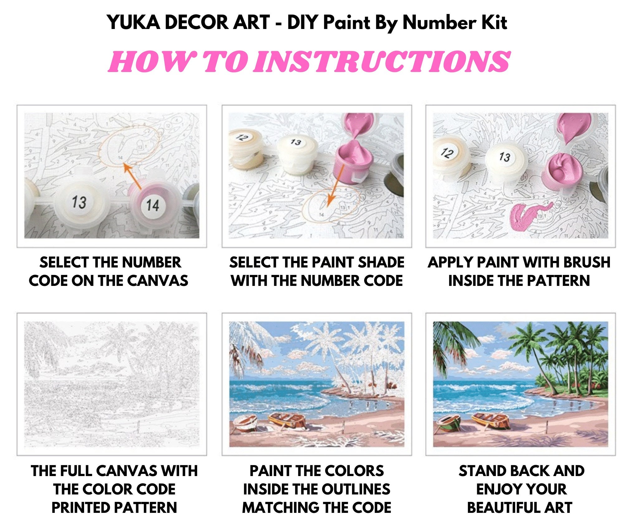 PAINT by NUMBER Vintage DIY Kit for Adult , Native American Vintage ...