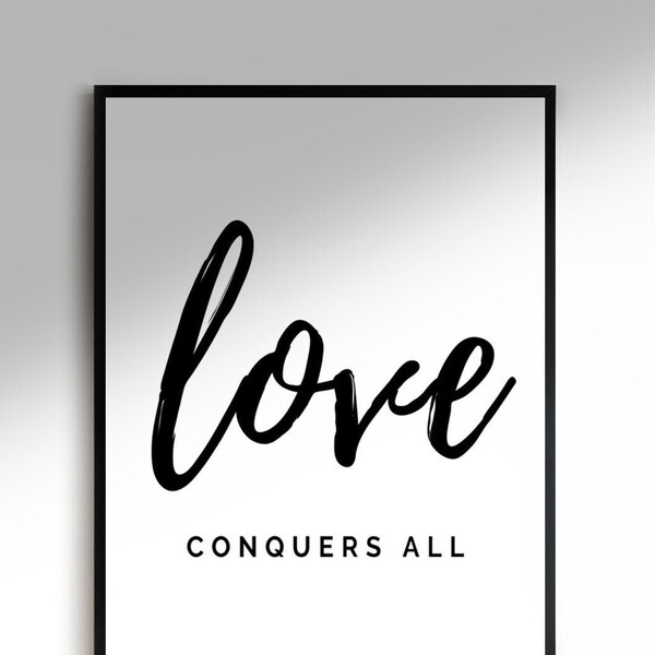 Love Conquers All - Etsy
