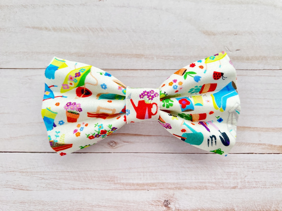 Garden Dog Bow Tie / Novelty Dog Bow Ties / Cute Dog Bowtie / Cat Bow ...