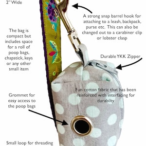 Dog Poop Bag Holder in a Variety of Colors / Dog Waste Bag Dispensers ...