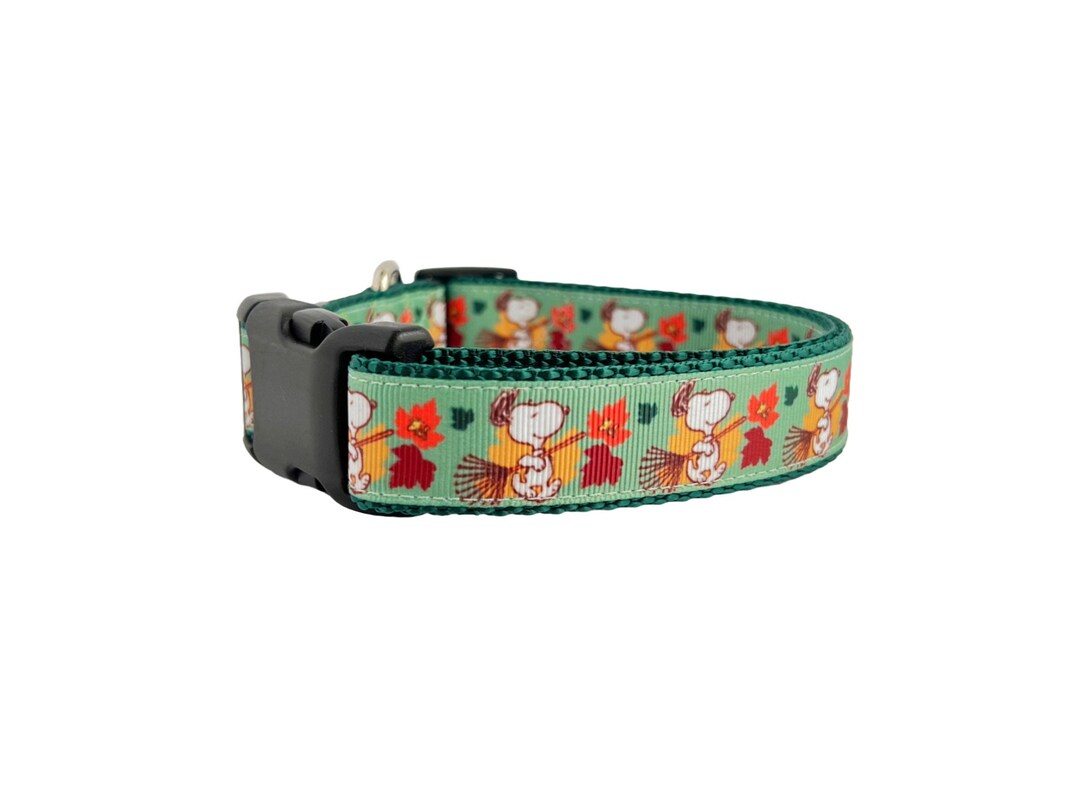 Snoopy Halloween Dog Collar Fall Leaves Snoopy Winter Snoopy Holiday ...