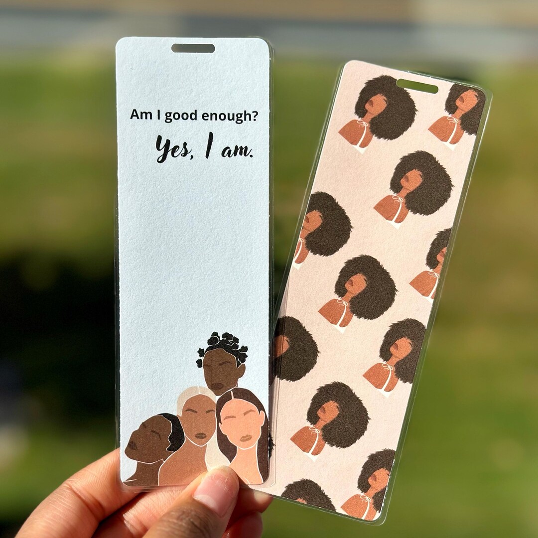 Black Girl Bookmark, Women Bookmark, Bookmark for Black Women, Afro ...