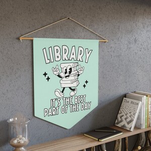 School Library Wall Decor, Reading Corner Wall Art, Librarian Gifts ...