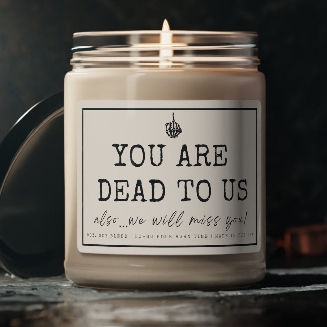 Going Away Gift for Coworker Leaving, Funny Goodbye Gift, Funny Candle ...