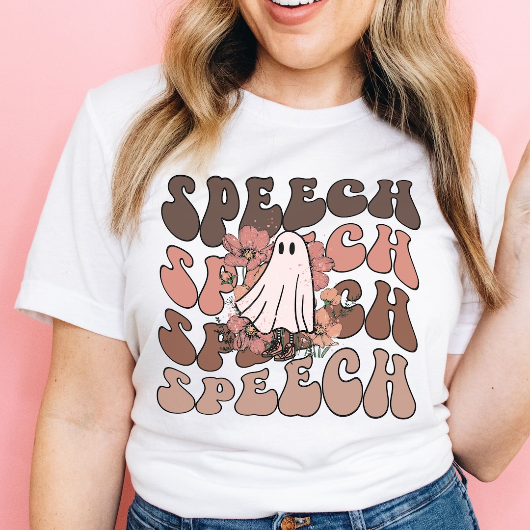 Halloween Speech Therapy Shirt Halloween Shirts for SLP Speech Therapy ...