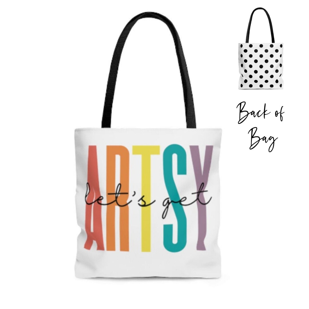 Art Teacher Tote Bag, Artist Bag, Gift for Art Teacher, Visual Arts ...