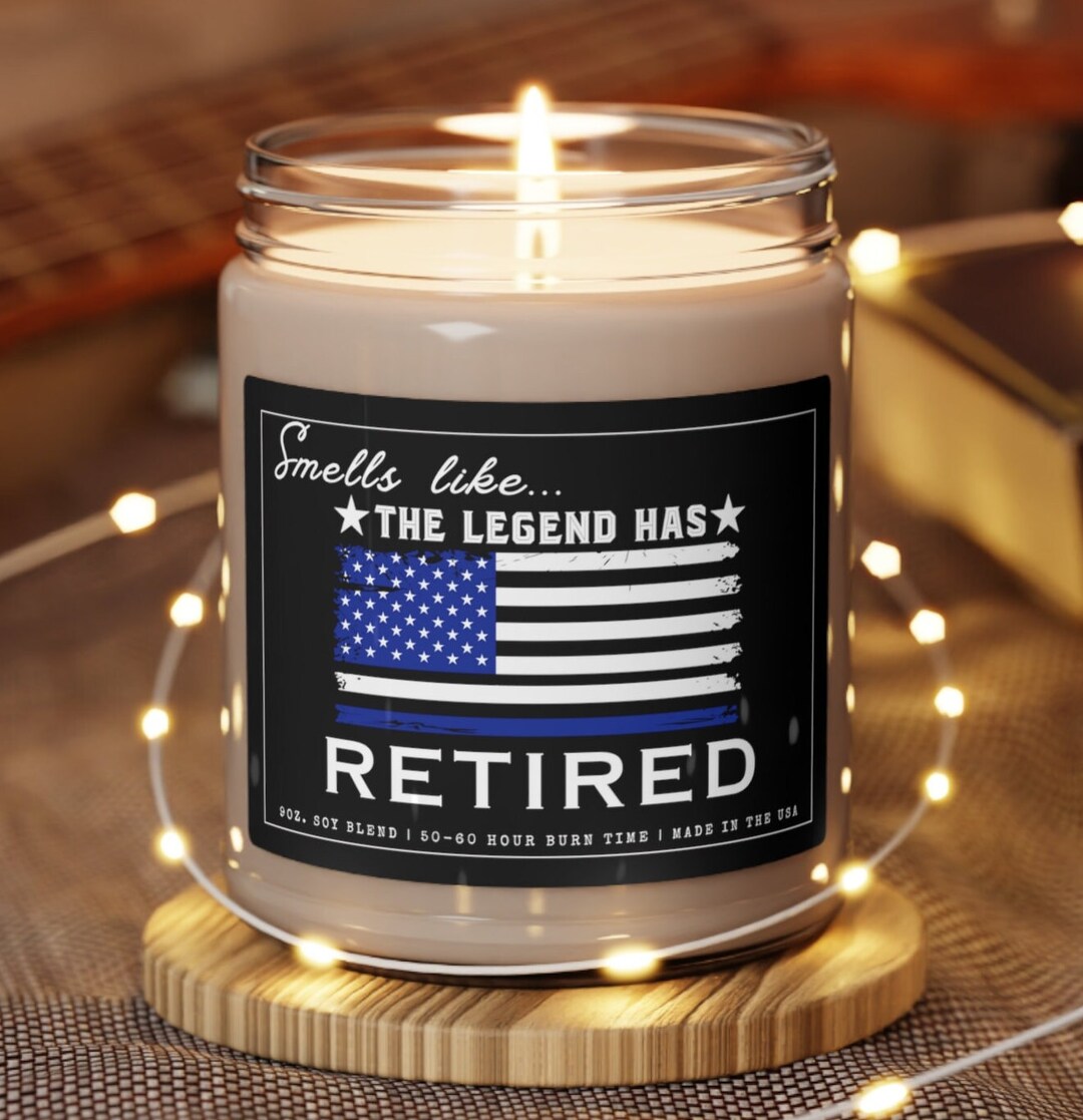 Retired Police Officer Gift, Police Retirement Gift, the Legend Has ...