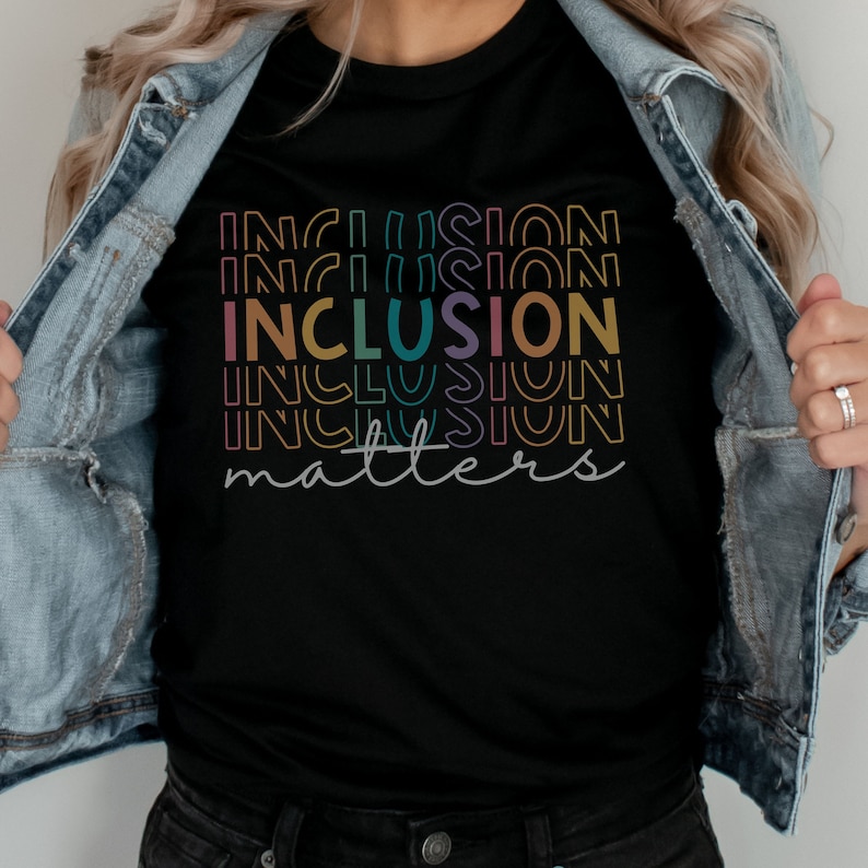 Inclusion Matters Shirt Inclusion Shirts Neurodiversity Shirts Mental ...