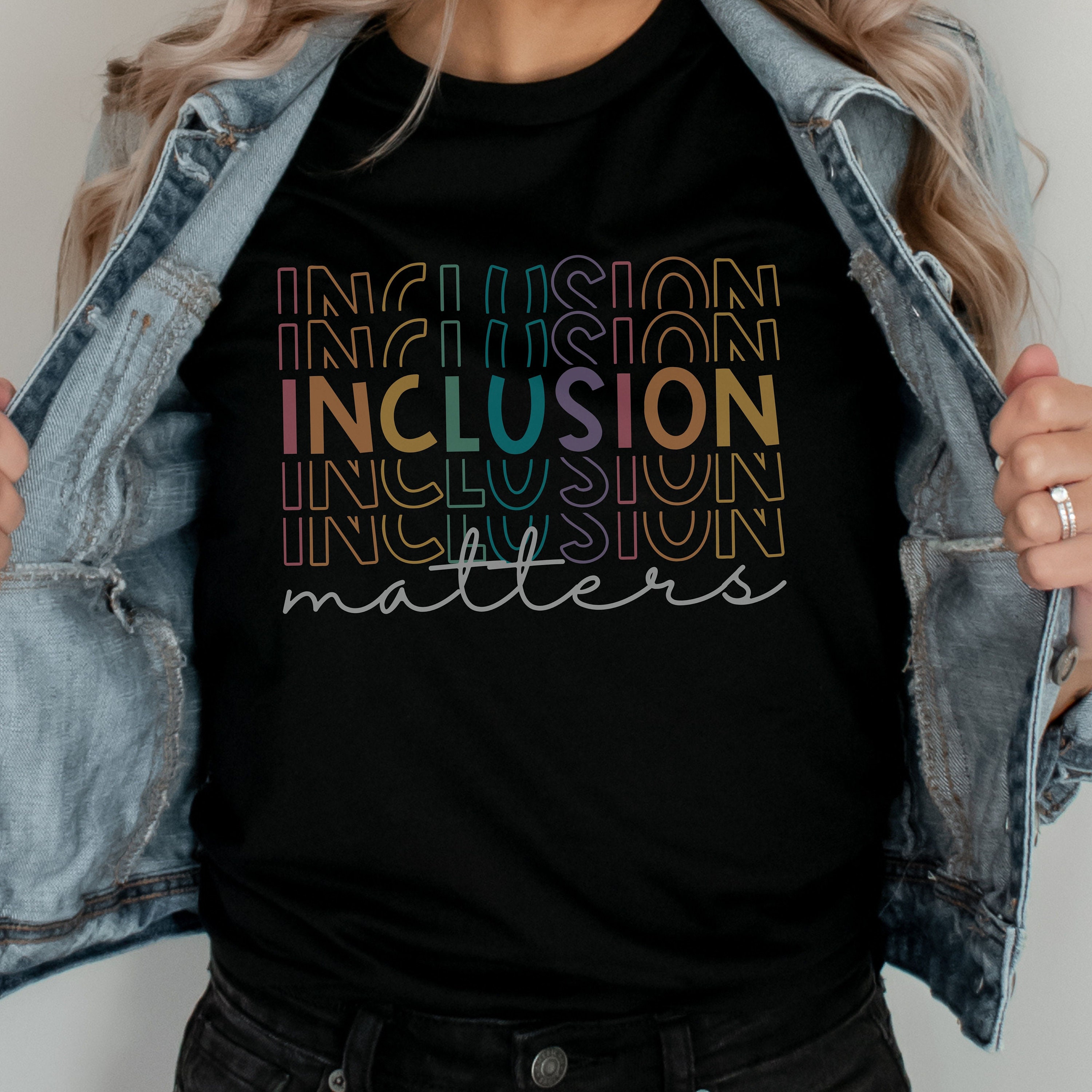 Inclusion Matters Shirt Inclusion Shirts Neurodiversity Shirts Mental ...