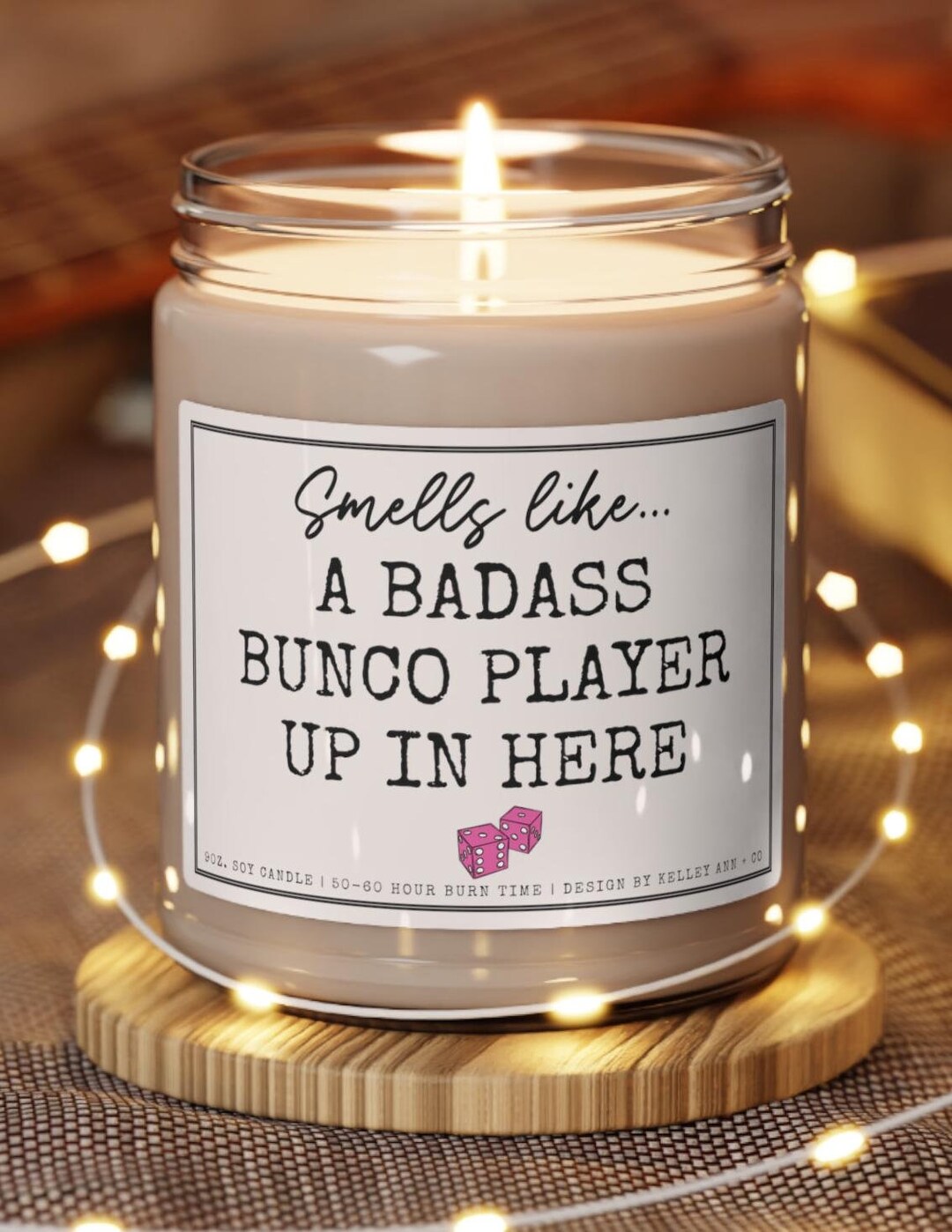 Bunco Party Gift for Bunco Night, Bunco Candle, Gift for Bunco Groups ...