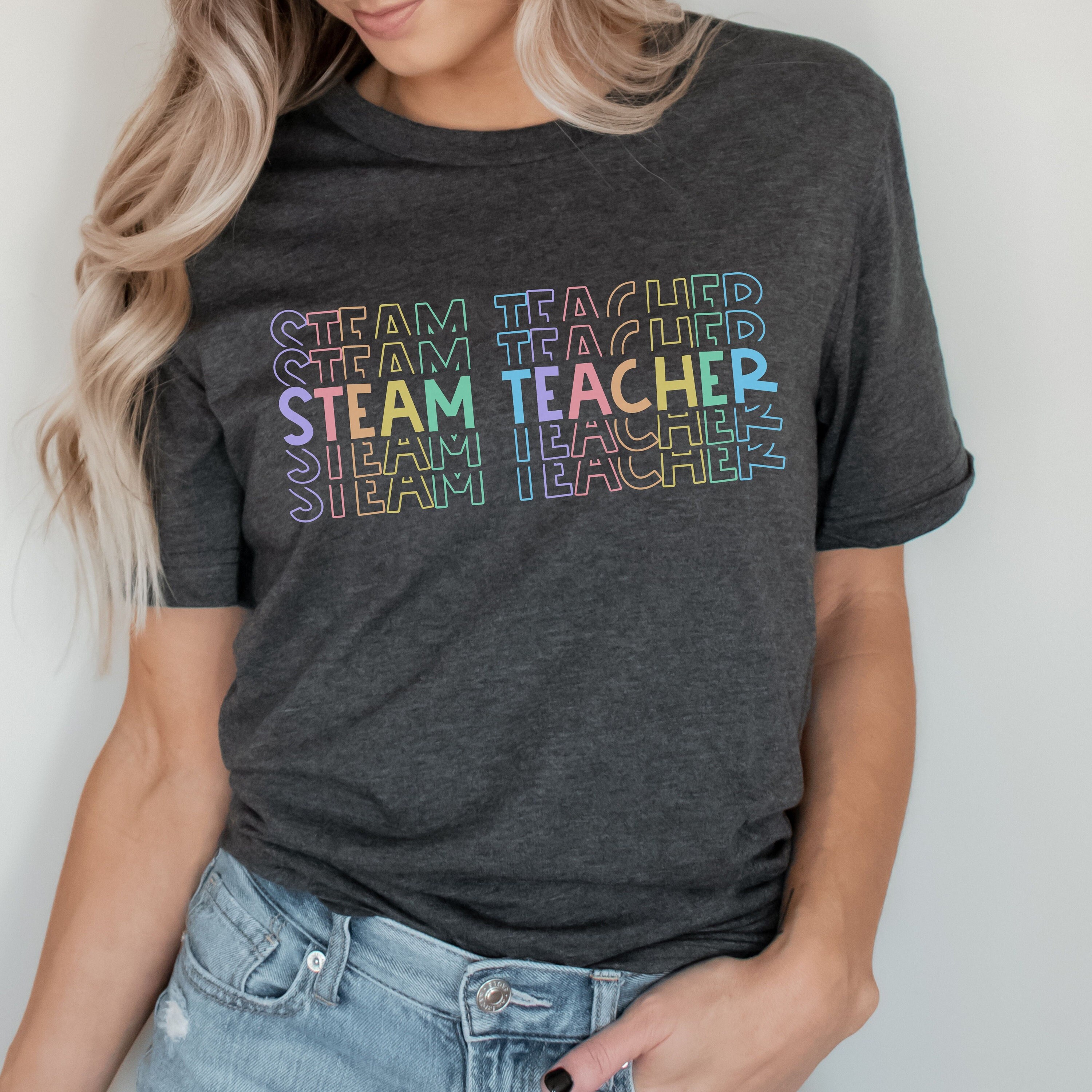 STEAM Teacher Shirt Women in STEAM Shirt Math Teacher Shirt - Etsy