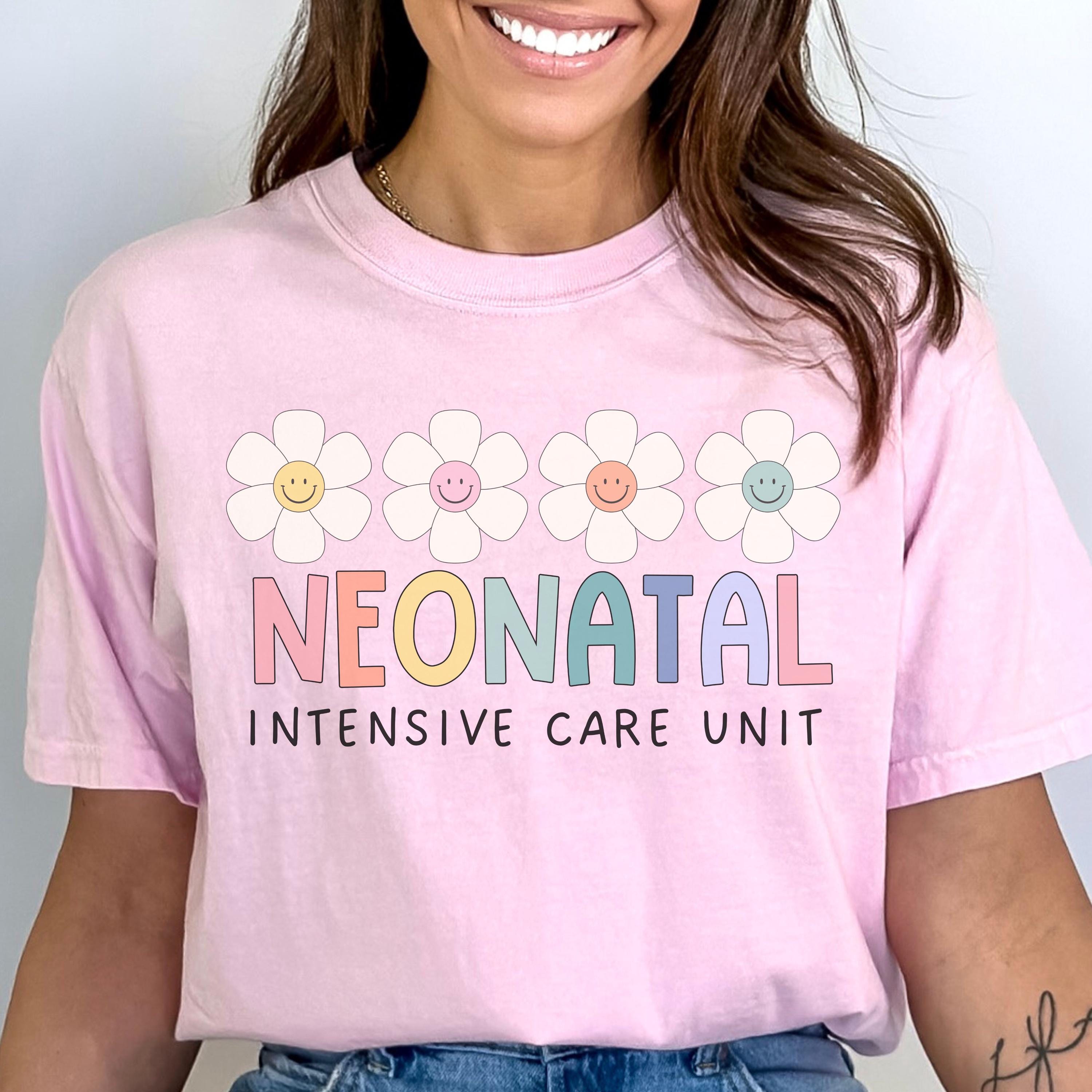 Nicu Nurse Shirts, Neonatal Nurse Shirts, Nicu Peds Shirt, Floral Nicu ...