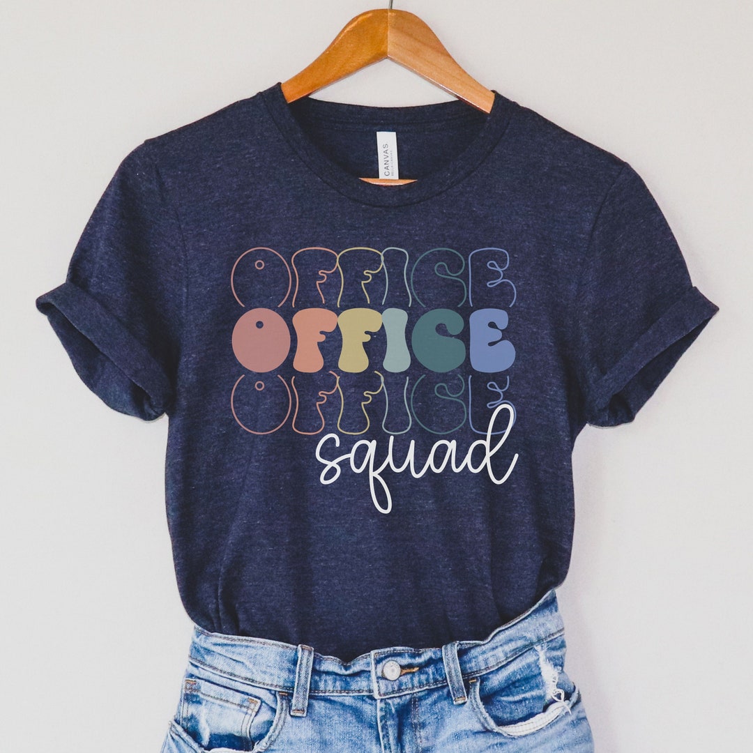 Office Squad T Shirt, Front Office Squad Shirts, School Office Ladies ...