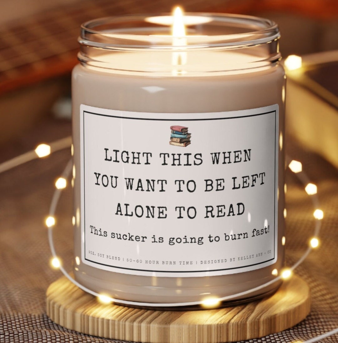 Reader Gift, Bookworm Gifts, Book Candle, Christmas Gift for Book Lover ...