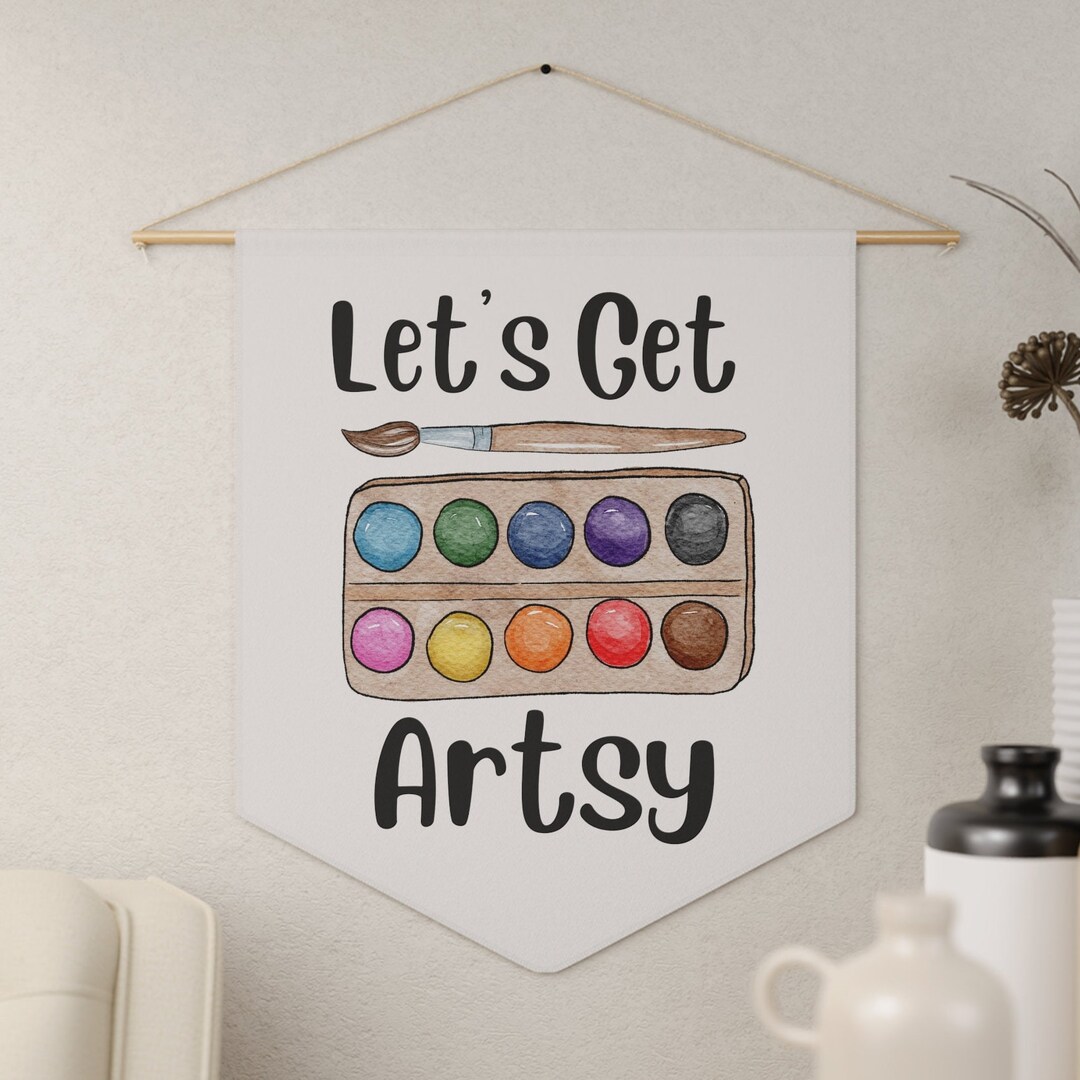 Art Classroom Decor, Art Room Wall Decor Artist Pennant, Artist Gift ...