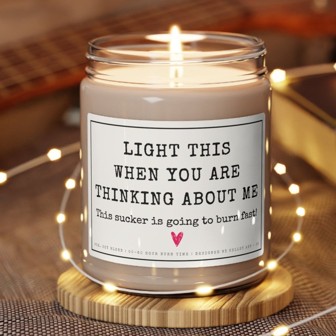 Miss You Gift, Me Miss Candle, Thinking About You Gift, Boyfriend Gift ...