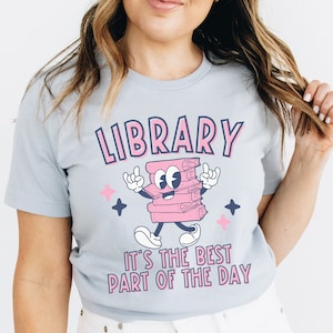 Librarian T Shirt, Library Day Shirt for School Librarian, Reading ...