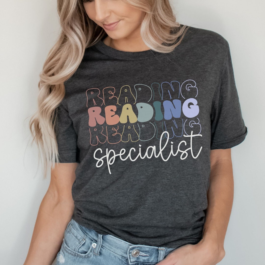 Reading Specialist Shirt, Reading Team Shirts, Reading Teacher Gift ...