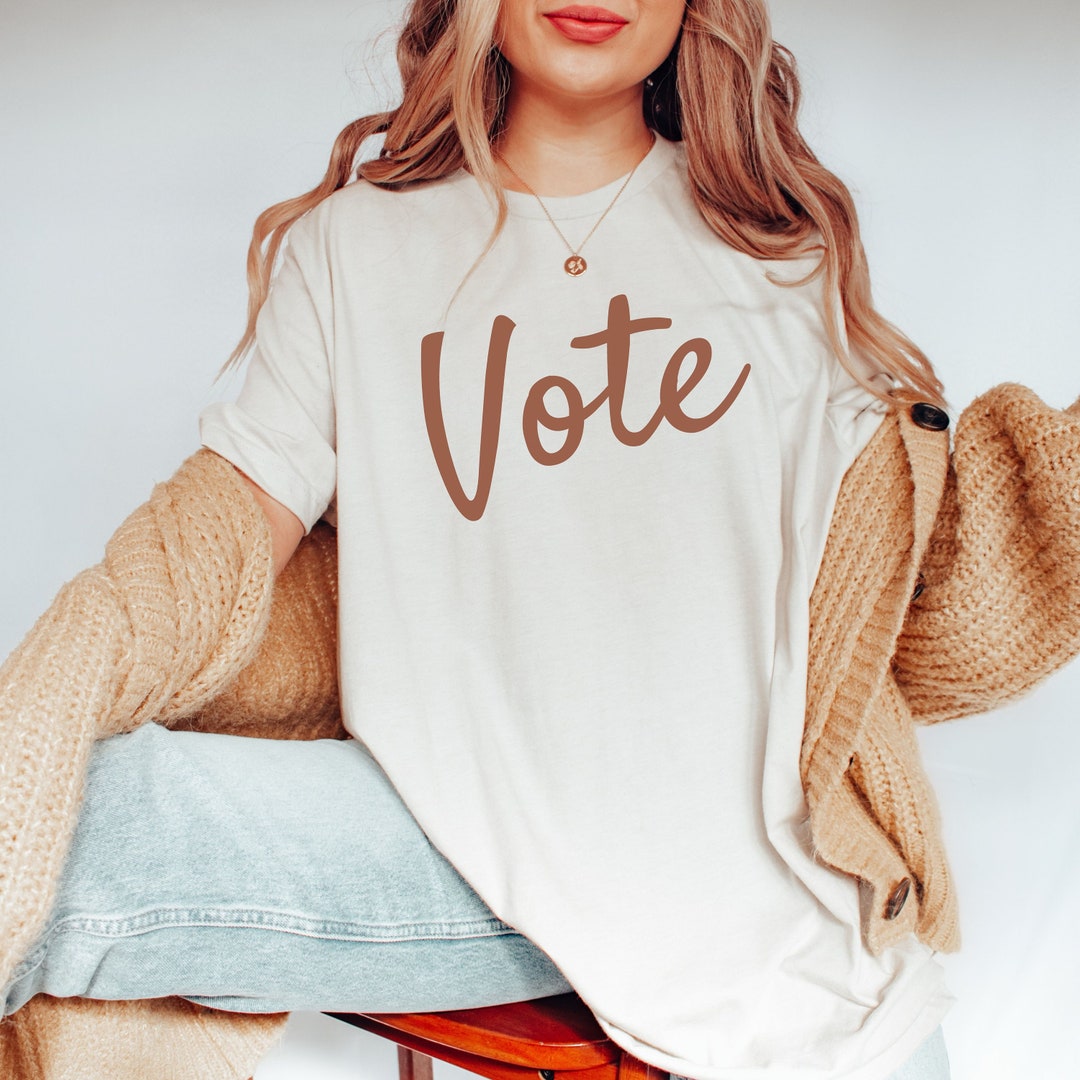 Retro Vote Shirts for Women, Voter Shirts, 2022 Tshirts, Your Voice ...