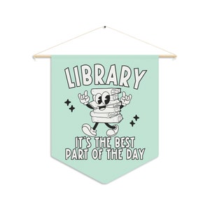School Library Wall Decor, Reading Corner Wall Art, Librarian Gifts ...