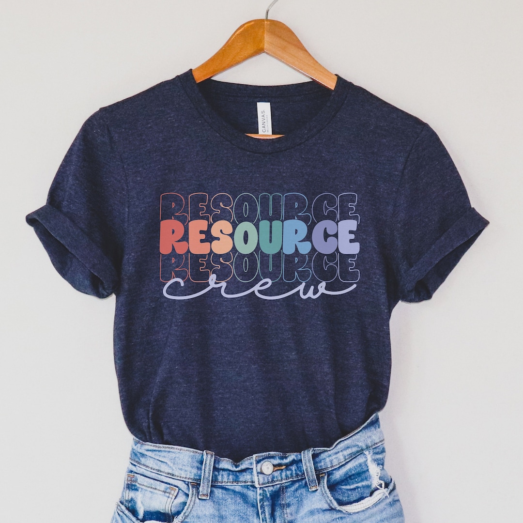 Resource Teacher Shirts, Resource Teacher Group Shirts, Resource Crew Shirt, Resource Team ...