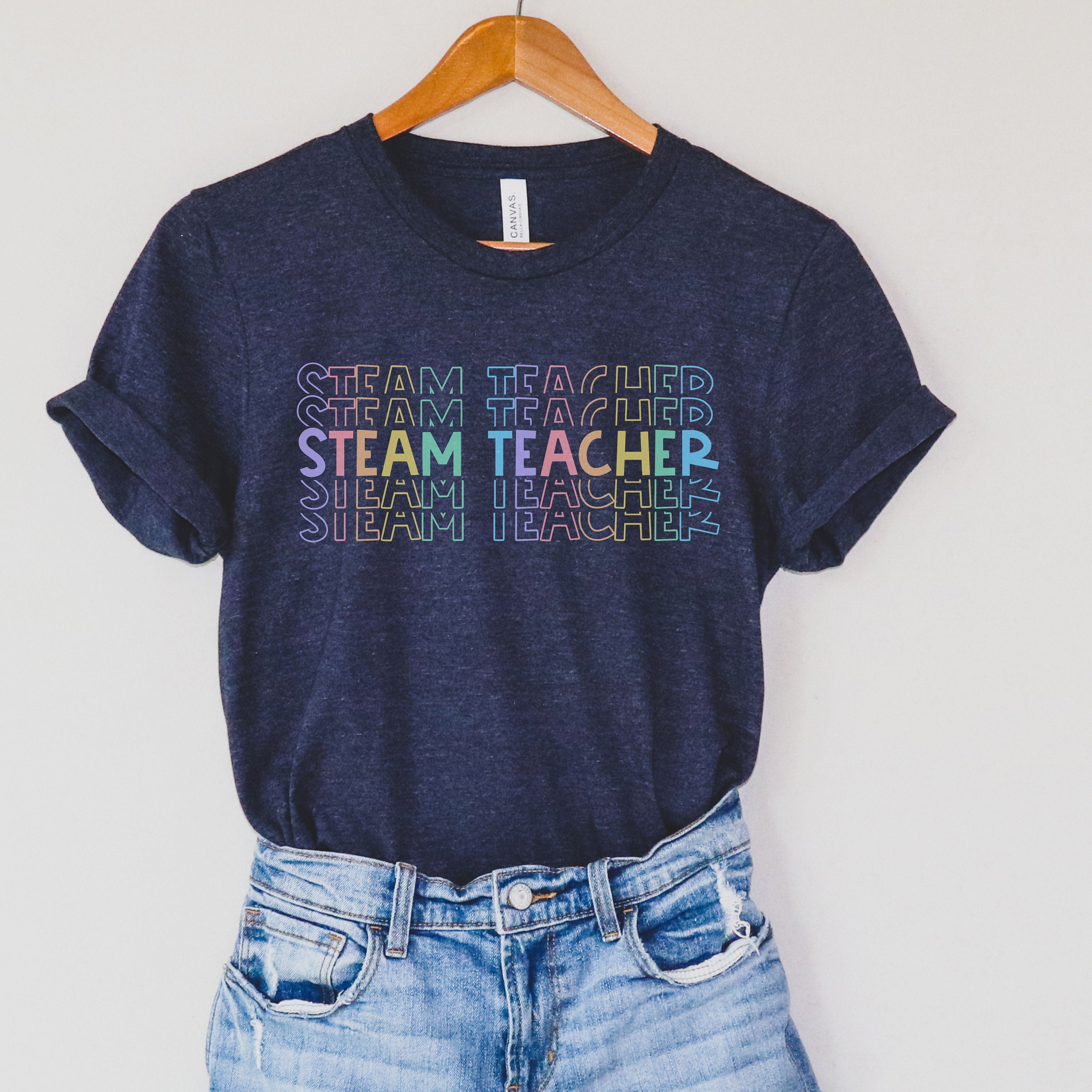 STEAM Teacher Shirt Women in STEAM Shirt Math Teacher Shirt - Etsy