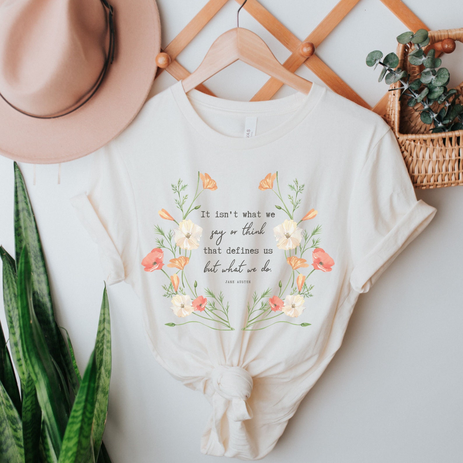 Jane Austen Quote Shirt, Jane Austen Gifts, Poetry Shirt, Jane Austen ...