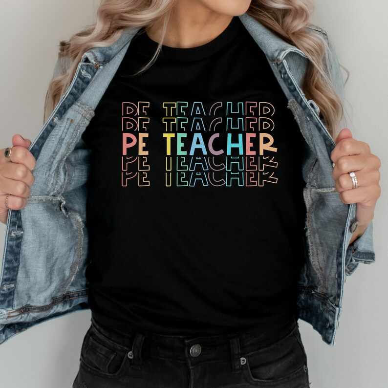 PE Teacher Shirt PE Teacher T Shirt Physical Education | Etsy